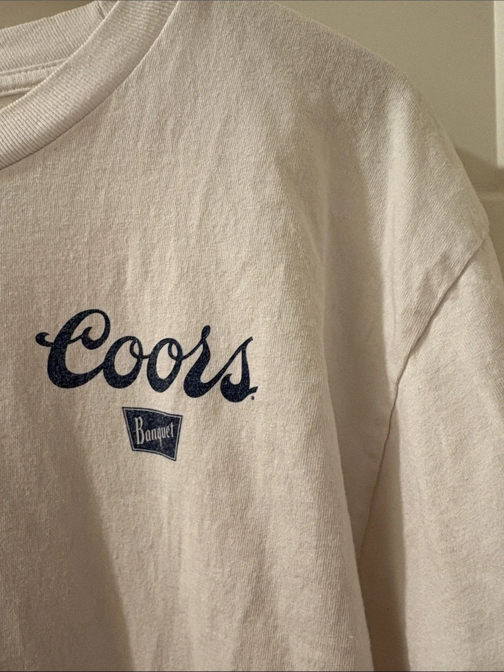 Shirts | 10 Cotton White Graphic Tee With Blue Logo | Poshmark